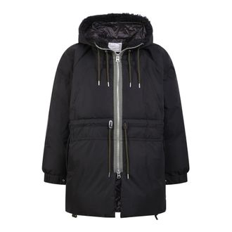 sacai Schwarze Daunenjacke mit Kapuze - - Jackets - Herren - Schwarzk - M