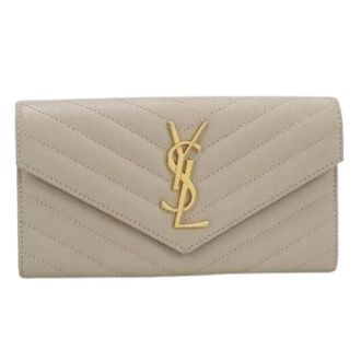 Saint Laurent Pre-owned Long Wallet (bi-fold) - - Pre-owned - Damen - Grau - ONE SIZE