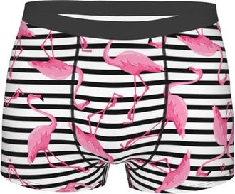 Generic Flamants Roses Homme Cale&ccedil;ons &Eacute;lastique sous-V&ecirc;tements Fitted Boxer Cale&ccedil;ons XL