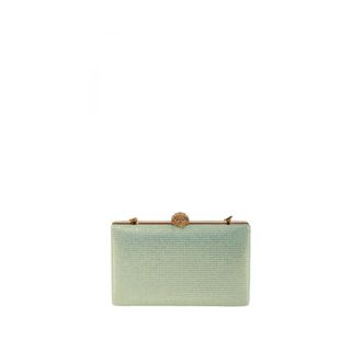 Kurt Geiger Femme, Sacs, Jaune, Taille: ONE Size Crystal Kensington Clutch