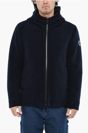 Woolrich Wool and Nylon PACIFIC Down Jacket with Hood size Xl