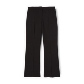 Motivi Cropped Cady Crepe Hosen - - Trousers - Damen - Schwarzk - 2XS