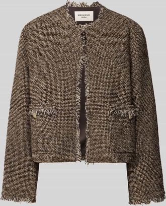 Max Mara Regular Fit Kurzblazer aus Woll-Mix Modell VENTO