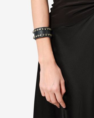 Isabel Marant Bracelet Morea - Femme - Noir-palladium - Taillet2 - Isabel Marant
