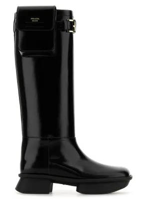 Prada Allacciate Boot - Black