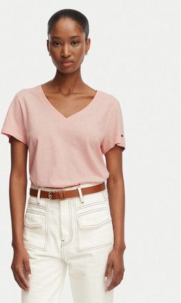 Tommy Hilfiger T-Shirt WW0WW48704 Hellrosa Regular Fit