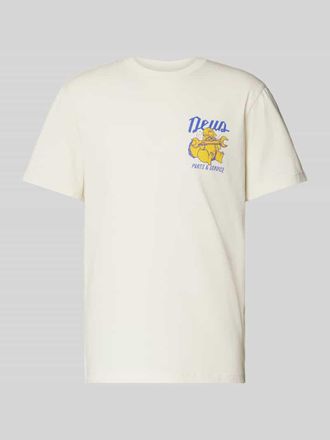 Deus T-Shirt mit Label-Motiv-Print Modell Overbite