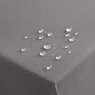 Miulee Nappe Lavable Effet Lotus Carrée Rectangulaire 140x240cm Nappe Polyester Hydrofuge Linge de Table Anti-salissures Nappe Lavable pour Fête Cuisine Gris