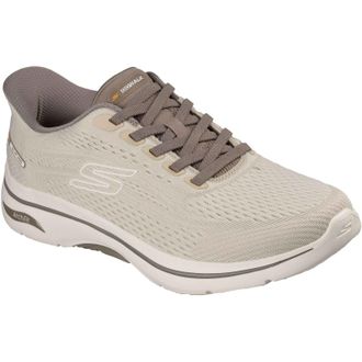 Skechers GO WALK Arch Fit 2.0 Percy Textil Herren Tan Standard Sneaker