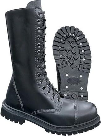 Brandit Phantom 14 Eyelet Boots, color: black, size: 12
