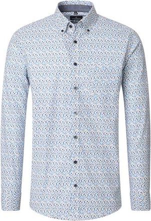 Casamoda Chemise d&eacute;contract&eacute;e imprim&eacute;e Comfort Fit, beige, 3XL