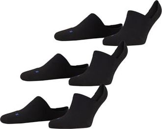 Falke Cool Kick Invisible Multipack U In respirantes unies lot de 3 paires, Chaussettes invisibles Mixte, Noir Black 3000, 39-41