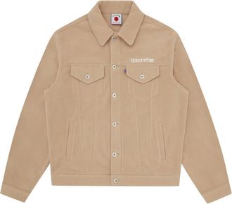 Icecream Icecream, Homme, Vestes, Beige, Taille: S Veste EN Polaire Trucker