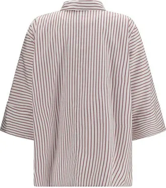 Max Mara Womens Multicolor Cotton Shirt