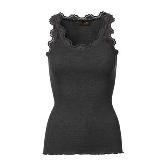 Rosemunde Top en Gris - 5205 - Femme - Tops - Noir - Taille: 40 FR
