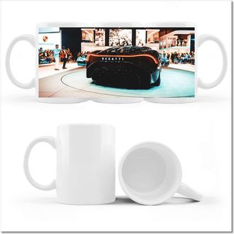 Generic Kaffee Tee Tasse mit Foto Bugatti Car Auto Nr.H7018M_Cup