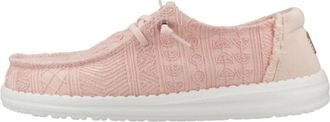 Hey Dude Femme, Chaussures, Rose, Taille: 39 EU Wendy Crochet Lace
