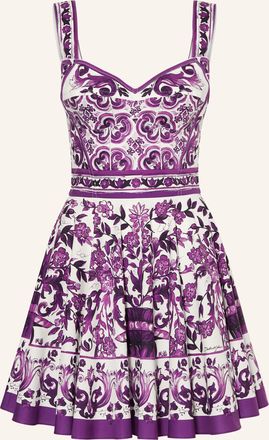 Dolce & Gabbana Cocktailkleid Majolica lila