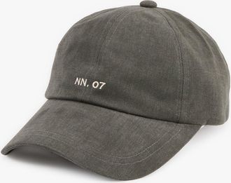Nn.07 Casquette brod&eacute;e en coton et toile