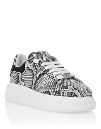 Philipp Plein Low Top Sneakers Roccia Python Print
