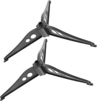 DOITOOL 2 St&uuml;ck Ersatz Baumst&auml;nderfu&szlig; f&uuml;r K&uuml;nstliche Weihnachtsb&auml;ume Gr&uuml;ner Kunststoff mit Dreieckigem Eisenfu&szlig; Klappbar Stabiler Halter f&uuml;r Indoor Partydeko