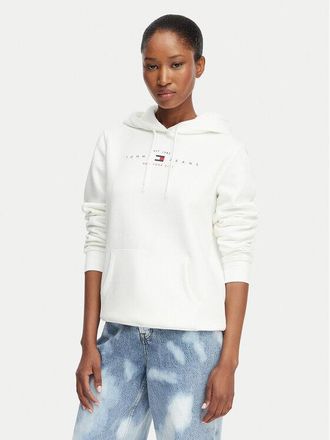 Tommy Jeans Sweatshirt Tjw DW0DW23485 Wei&szlig; Regular Fit