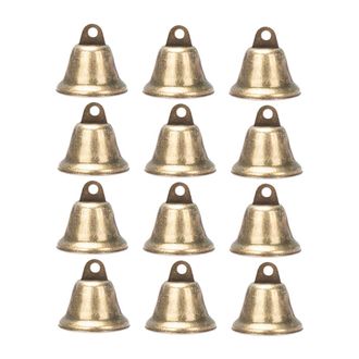 TOPBATHY 25 St&uuml;ck Teiliges Vintage Bastelgl&ouml;ckchen aus Robustem Eisen Kleine Handrasselanh&auml;nger f&uuml;r DIY Windspiele Weihnachtsdeko Garten und Kreative Bastelpro