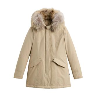 Woolrich Femme, Vestes, Beige, Taille: 42 FR Arctic Parka