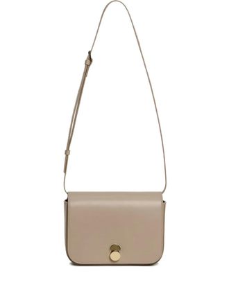 Fabiana Filippi sac porté épaule en cuir à fermeture circulaire - Gris