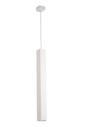Luce-Ambiente-Design Fluke Square Suspension in White Metal 60 Cm