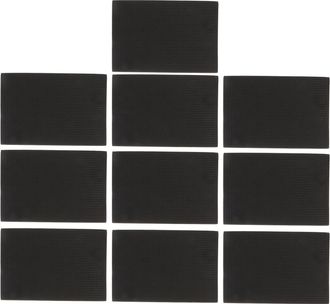 Hemobllo 10 St&uuml;ck Teiliges Selbstklebende Anti rutsch M&ouml;belpads aus Dicht Gewebtem Material Kratzfeste Bodenschoner f&uuml;r Stuhlbeine und Polsterm&ouml;bel Zuschneidba