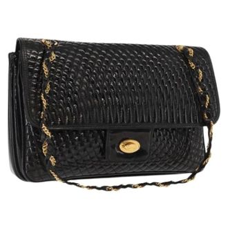 Bally Sac bandouli&egrave;re en cuir Pre-owned - Femme - Pre-owned - Noir - Taille: ONE Size