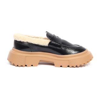 Hogan Eco-Fur Loafers - - Shoes - Damen - Schwarzk - 39 EU
