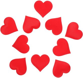 SOLUSTRE Alipis 500 St&uuml;ck Valentinstag Herzkonfetti Rot Tischdekoration und Vasenf&uuml;ller aus Unbedenklichem Material Herzf&ouml;rmiges Konfetti f&uuml;r Hochzeiten Jahres