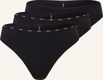 HUGO BOSS 3er-Pack Strings Micro schwarz