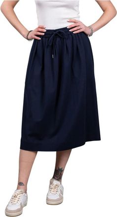 Circolo 1901 Femme, Jupes, Bleu, Taille: 40 FR Midi Skirt