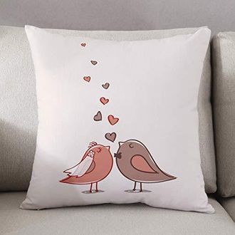 Bonamaison Le Jardin du Lin Zierkissenh&uuml;llen, Mehrfarbig, 45x45