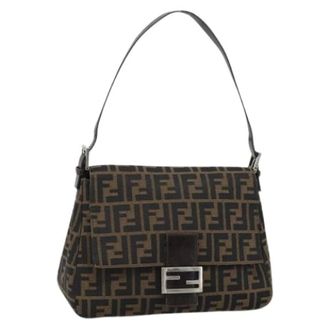 Fendi Pre-owned Vintage Zucca Sac Bandouli&egrave;re - Femme - Pre-owned - Brun - Taille: ONE Size