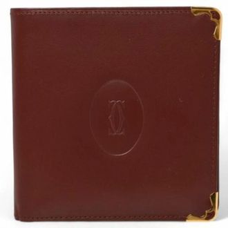 Cartier Pre-owned Cuir petite-maroquinerie - Homme - Pre-owned - Rouge - Taille: ONE Size