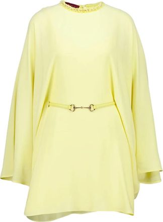 Gucci Verziertes Minikleid - Gelb