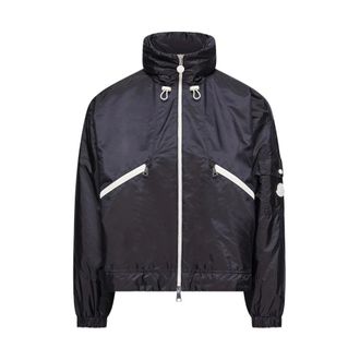 Moncler Femme, Vestes, Bleu, Taille: 42 FR Marmacy Hooded Rain Jacket