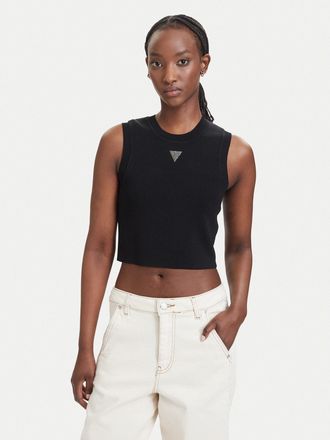 Guess Top W4GZ34 Z3F40 Schwarz Slim Fit