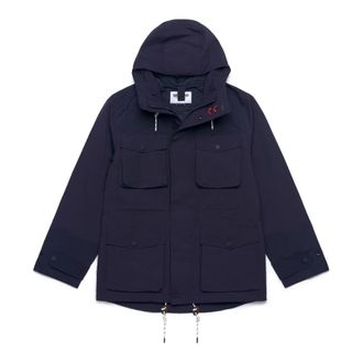 Sebago Marineblaue Hurricane Diaz Parka - - Jackets - Herren - Blau - L