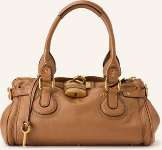 Chlo&eacute; Schultertasche Paddington braun
