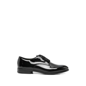 Doucal's Homme, Chaussures, Noir, Taille: 40 1/2 EU Chaussures Derby en cuir verni