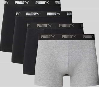 Puma Trunks im 4er-Pack mit elastischem Logo-Bund