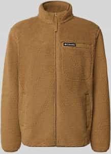 Columbia Regular Fit Fleecejacke mit Logo-Patch
