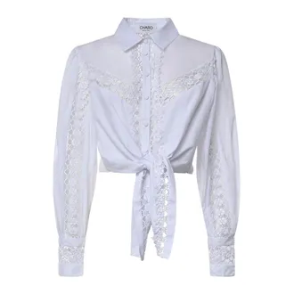 Charo Ruiz Ibiza Damen, Blusen & Hemden, Wei&szlig;, LGr&ouml;&szlig;e
