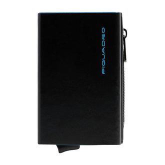 Piquadro Kompakte Geldb&ouml;rse mit Schiebesystem und M&uuml;nzfach - - Accessories - Herren - Schwarzk - ONE SIZE