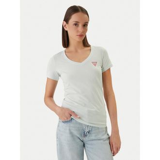 Guess T-Shirt W2YI45 J1314 Gr&uuml;n Slim Fit